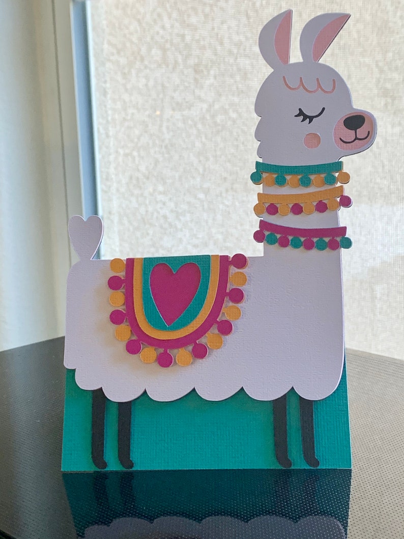 Llove You Llots Llama Card - Etsy