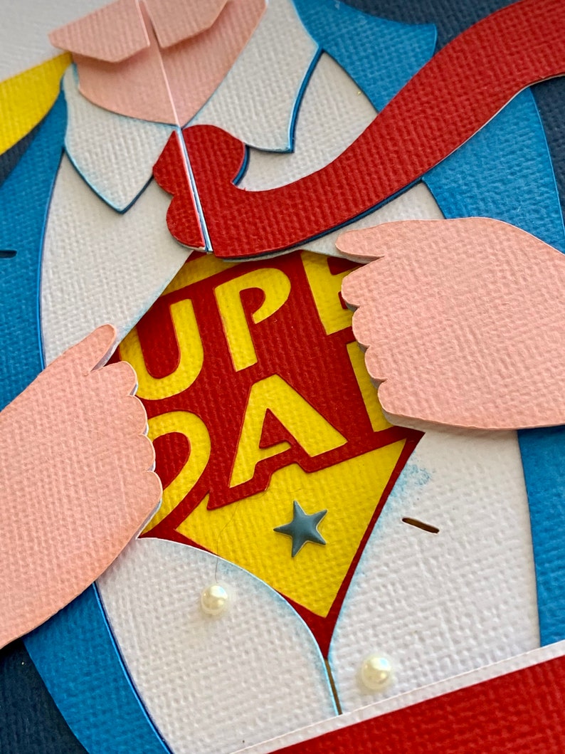 Super Dad Fathers Day Card | Etsy