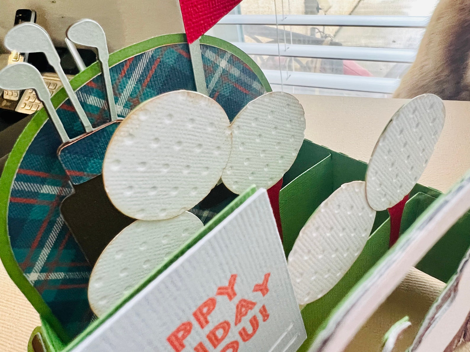 3D Golf Cart Box Card - Etsy