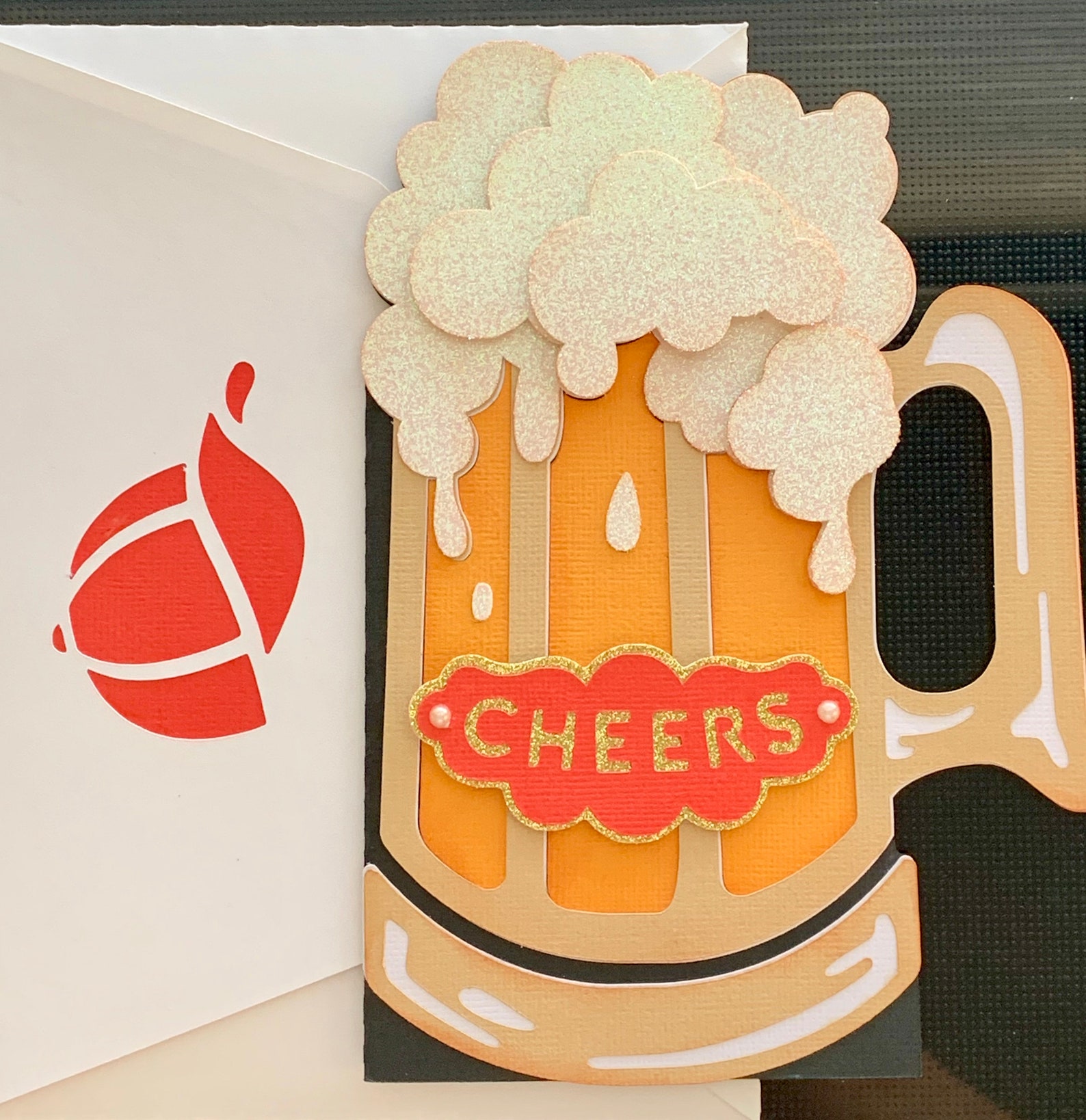 Frosty Cheers Beer Mug Card - Etsy