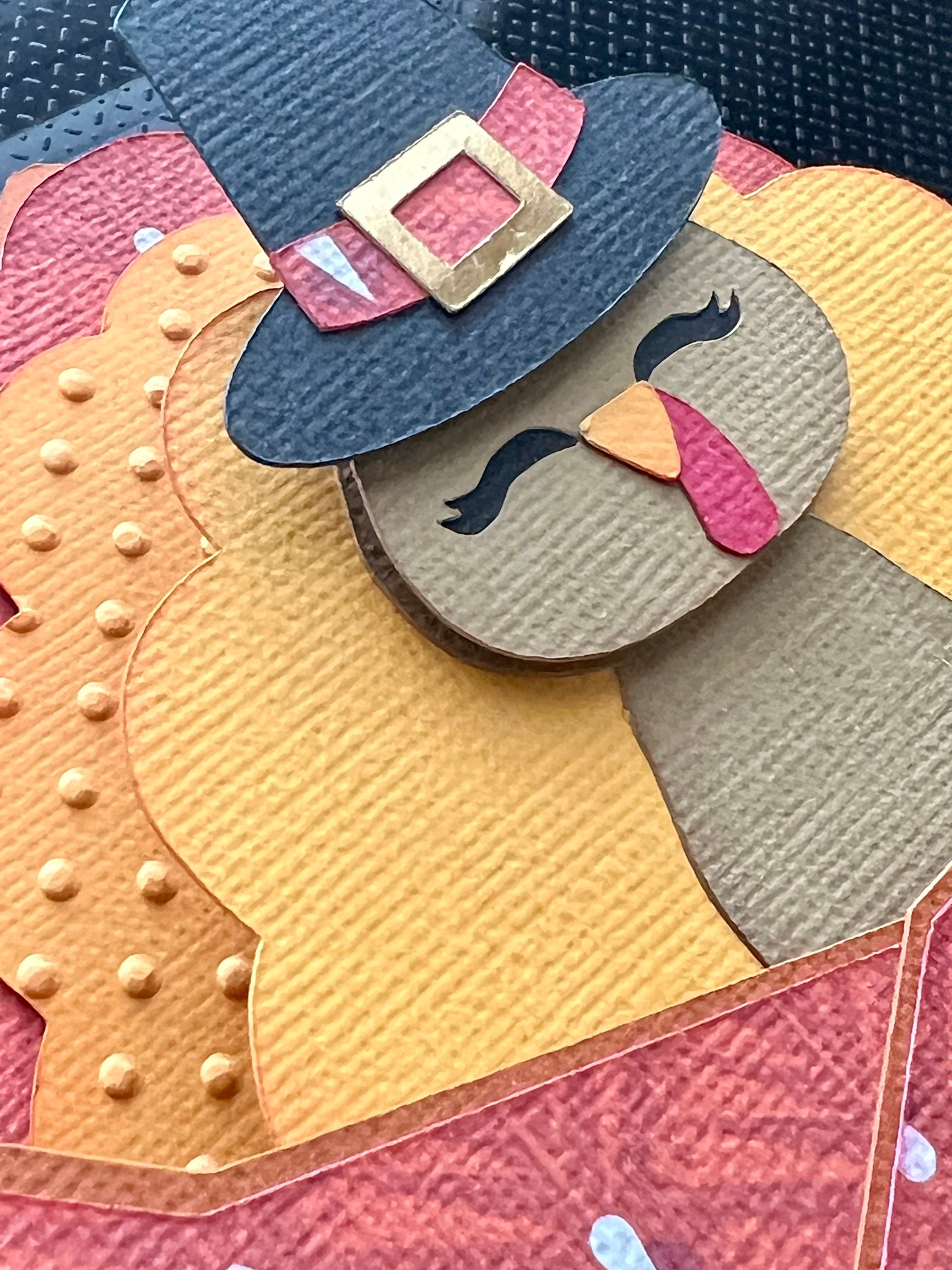 Thanksgiving Turkey Envelope Box Card - Etsy