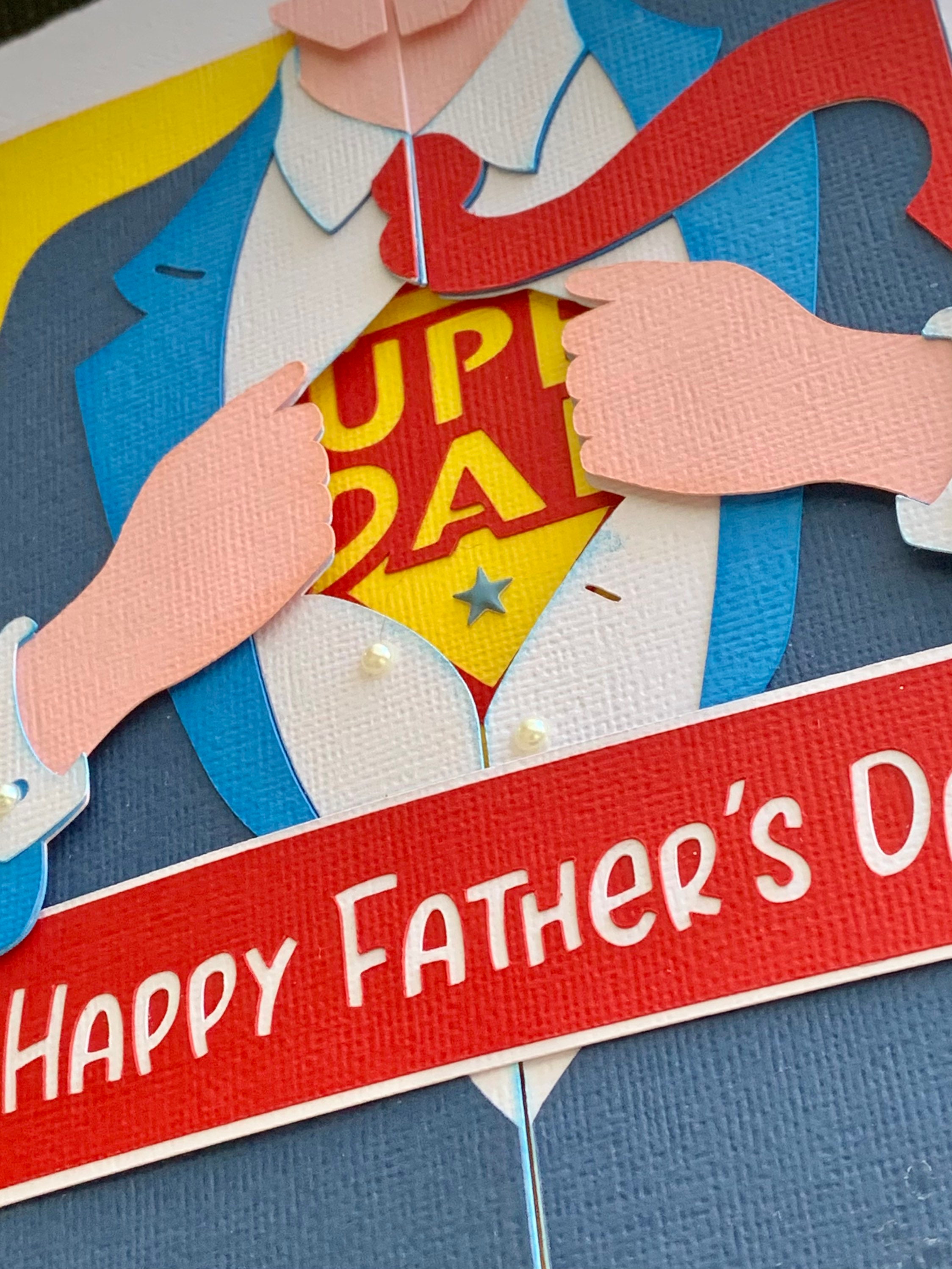 Super Dad Fathers Day Card - Etsy
