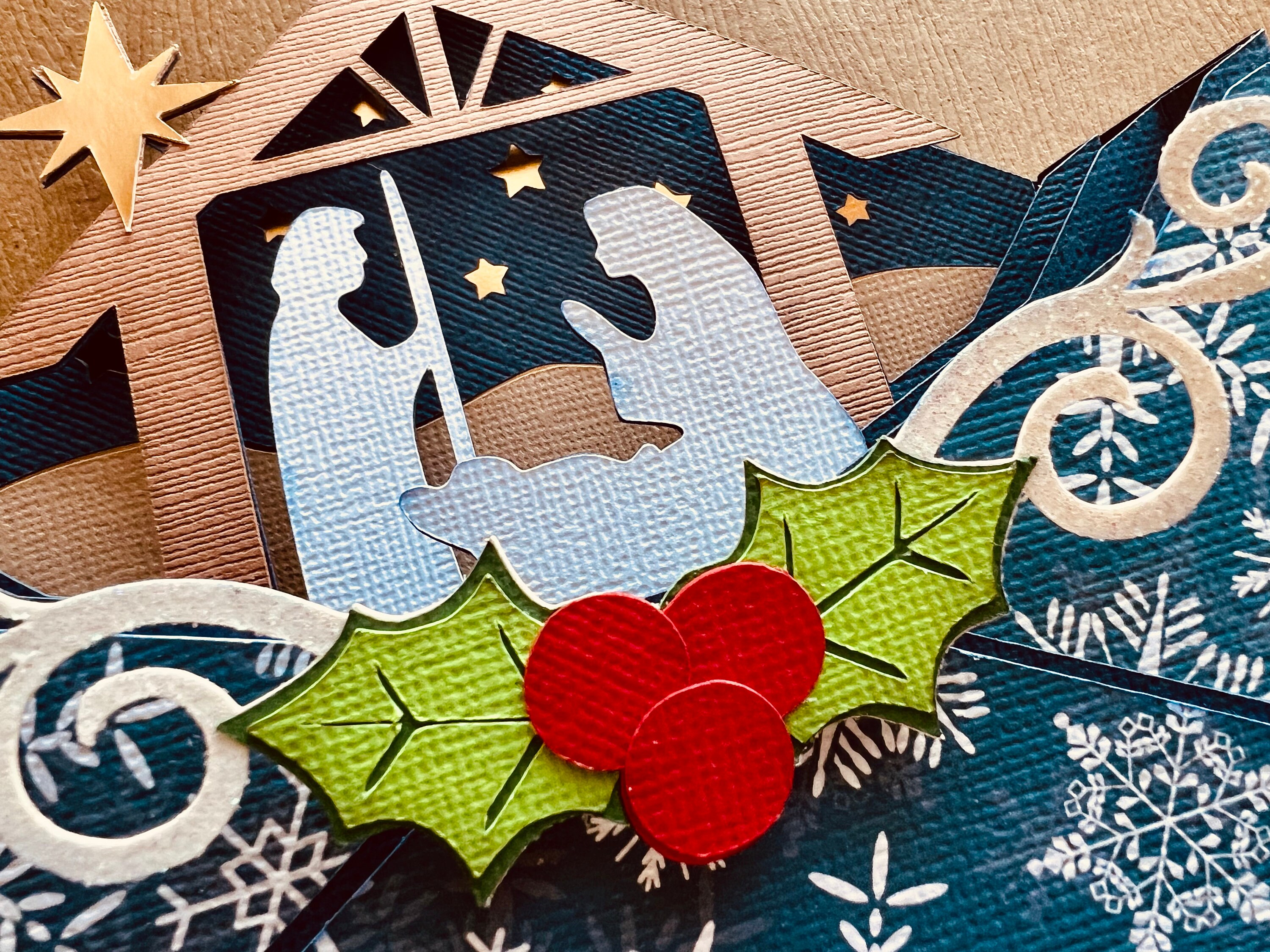 Nativity Envelope Box Card - Etsy