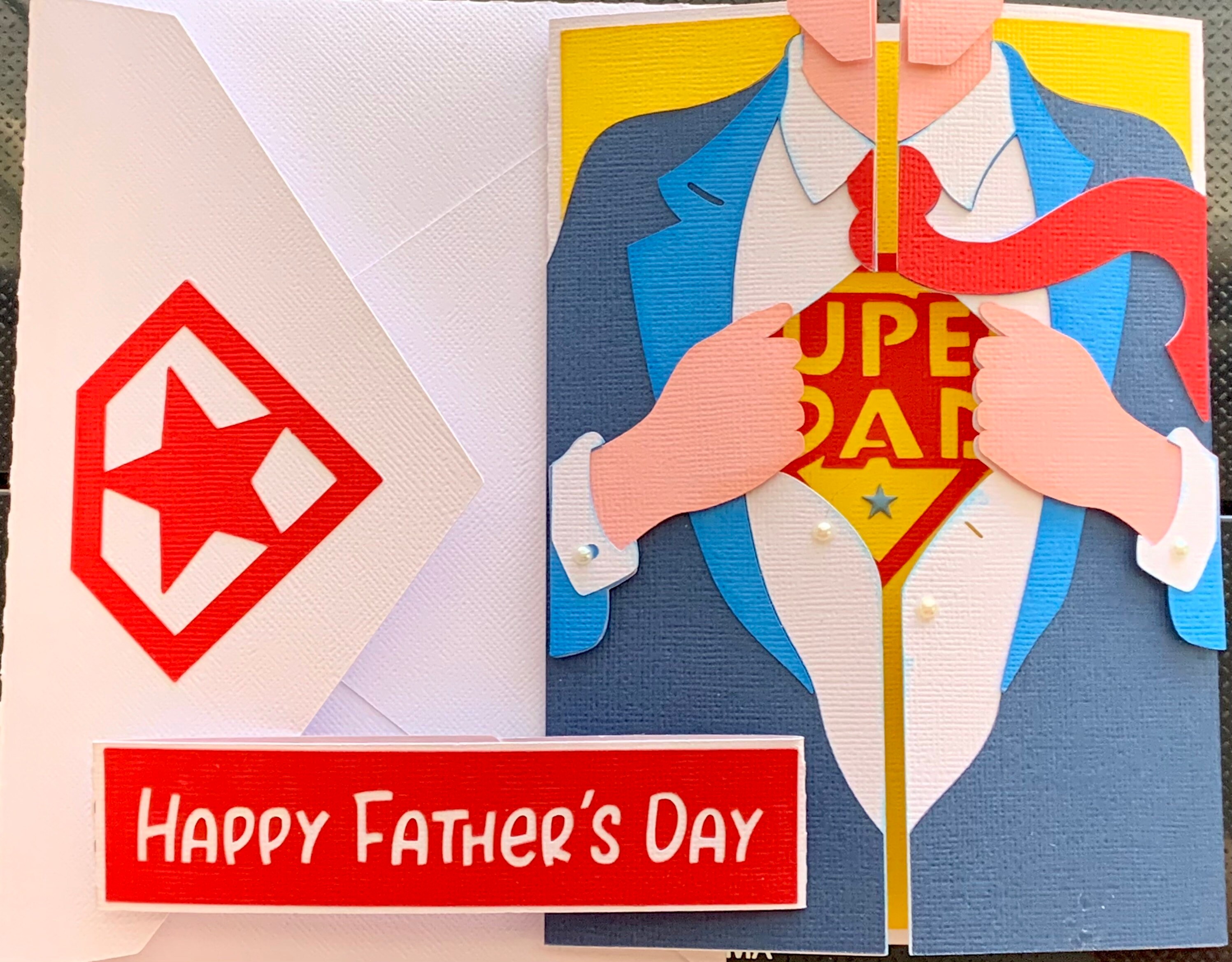 Super Dad Fathers Day Card - Etsy