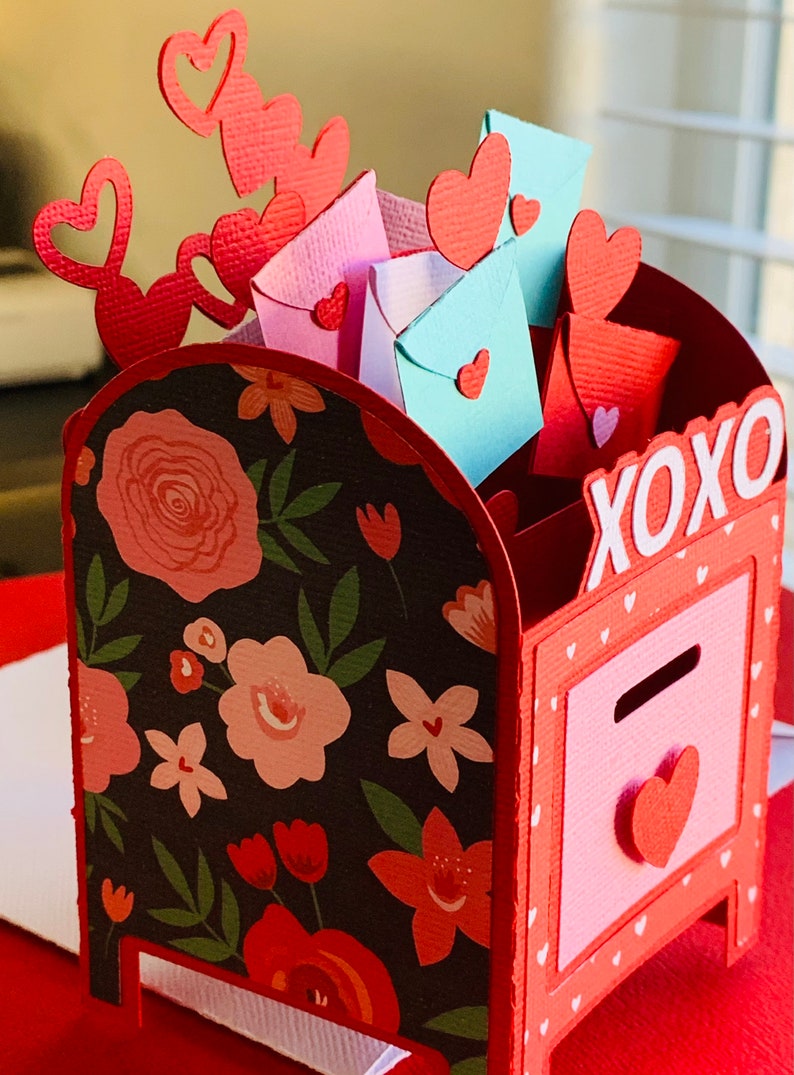 Valentine Mailbox of Love Greeting Card | Etsy