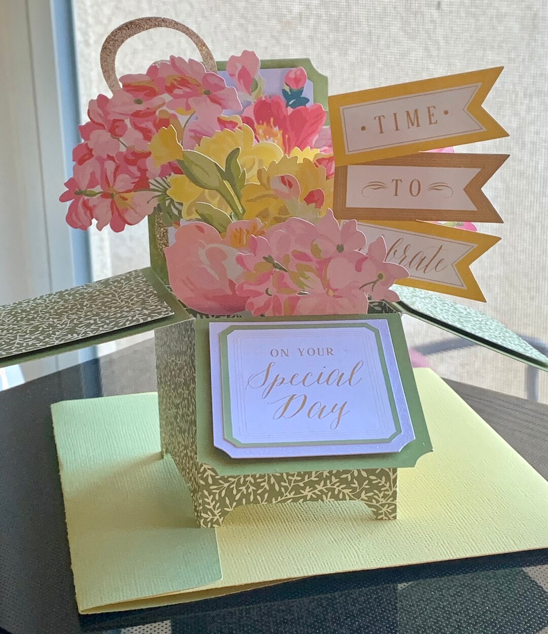 Pop Out Box Card "on Your Special Day" - Etsy