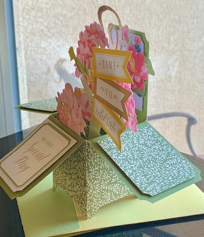Pop Out Box Card on Your Special Day - Etsy