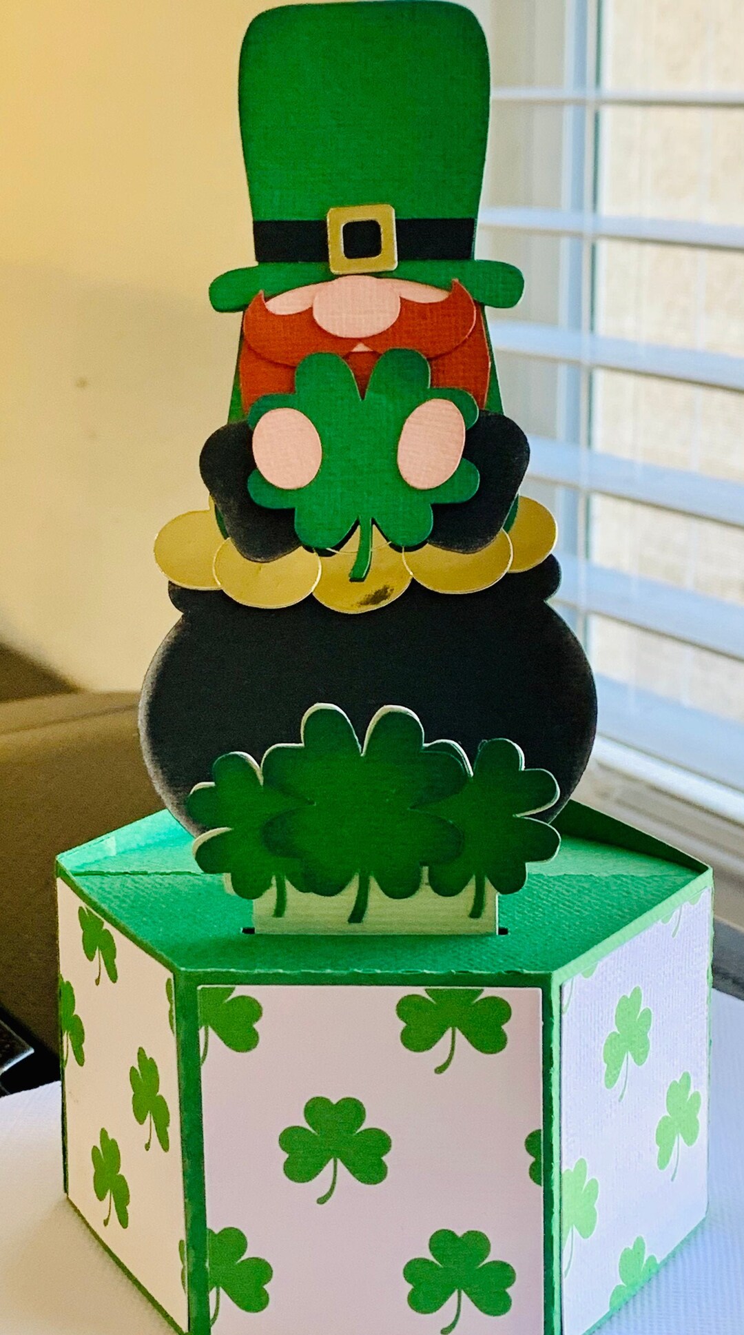 St. Patrick’s Day Pop up Card - Etsy