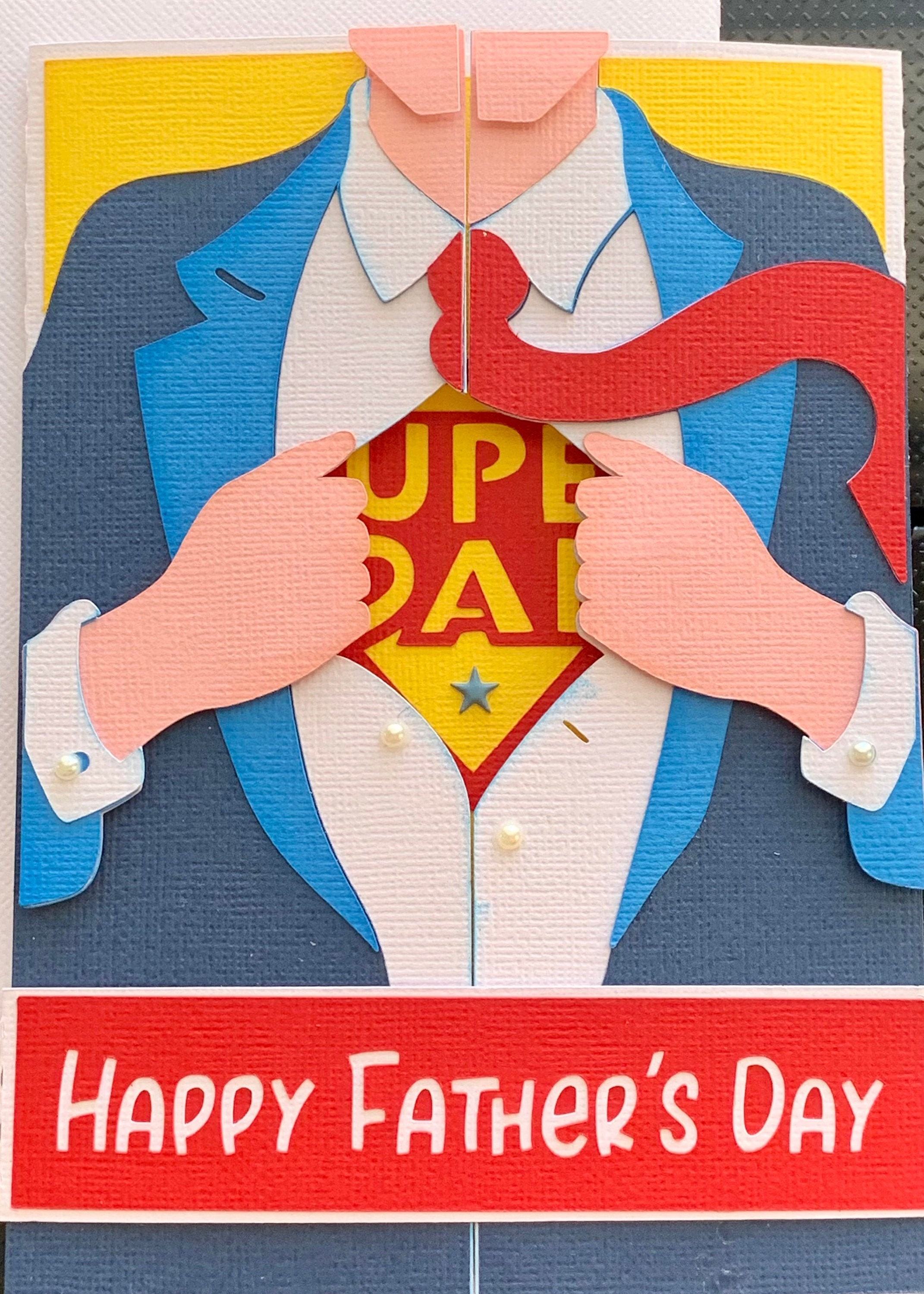 Super Dad Fathers Day Card - Etsy