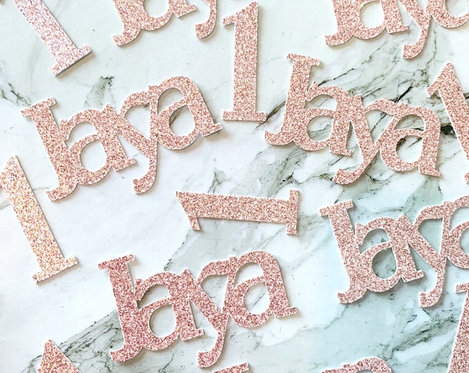 Number 1 Confetti, Glitter 1 Confetti, First Birthday, Birthday ...