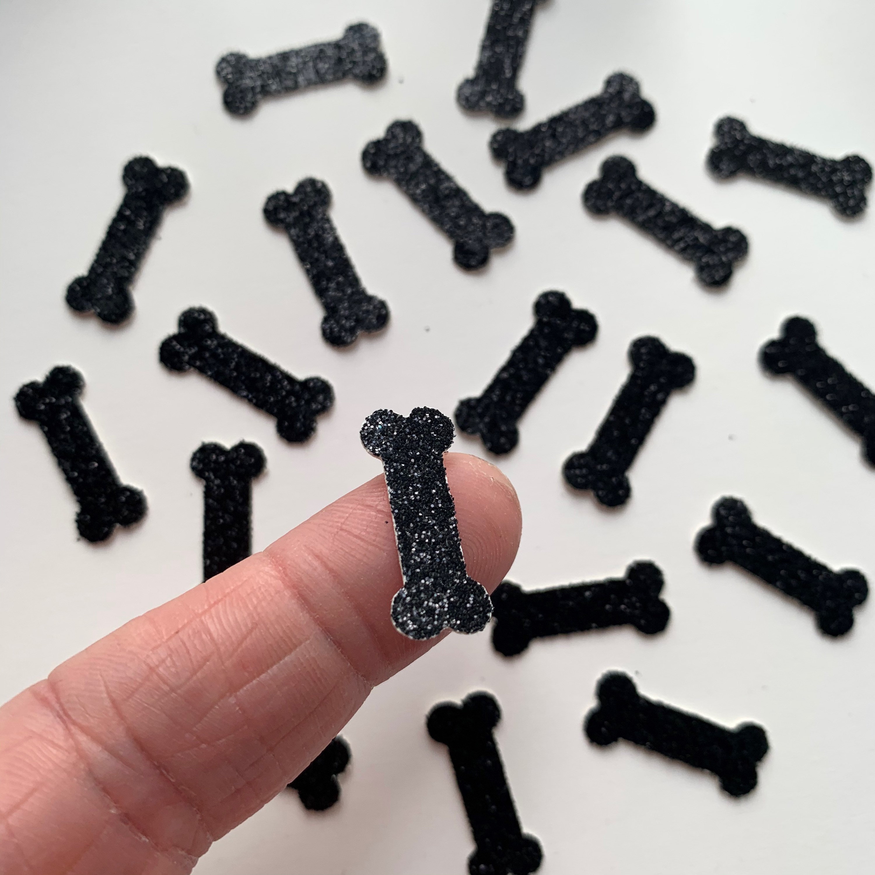 100 Glitter Dog Bone Table Confetti Sprinkles Birthday | Etsy