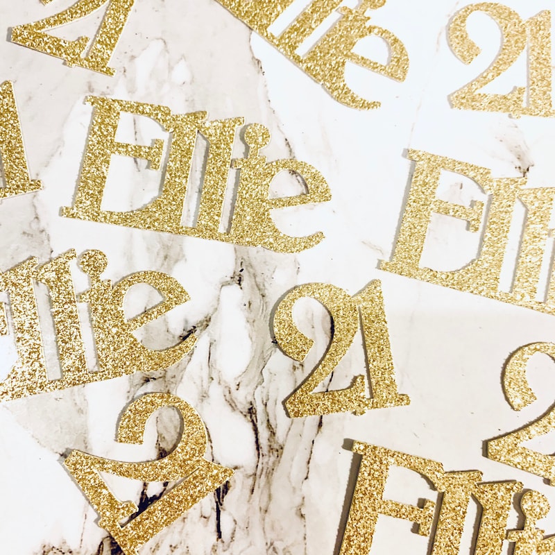 Gold Table Confetti - Etsy