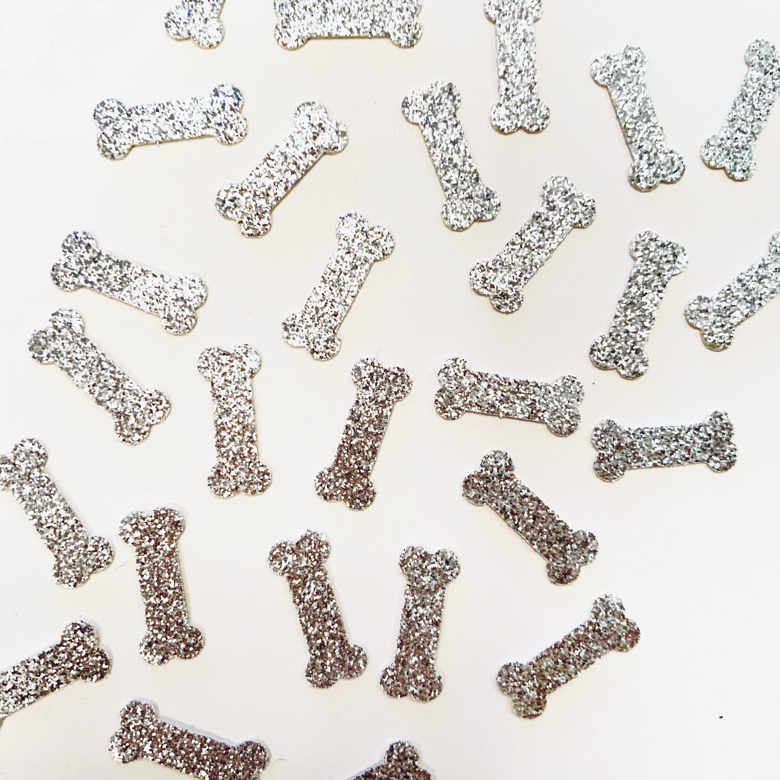 100 Glitter Dog Bone Table Confetti Sprinkles Birthday - Etsy UK