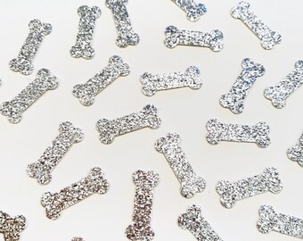 100 Glitter Dog Bone Table Confetti Sprinkles, Birthday, Party, Pink - Etsy