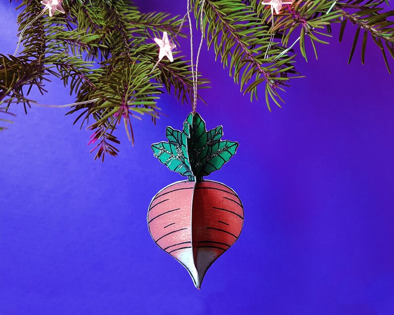 Printable Radish Decorations, Spring Paper Decor, DIY Vegetables for ...