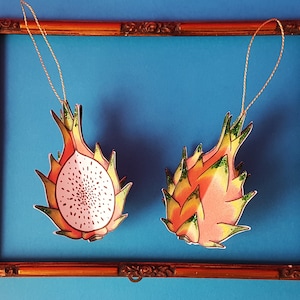 Dragon Fruit Paper Decoration, Printable DIY Tropical Decor, Paper ...