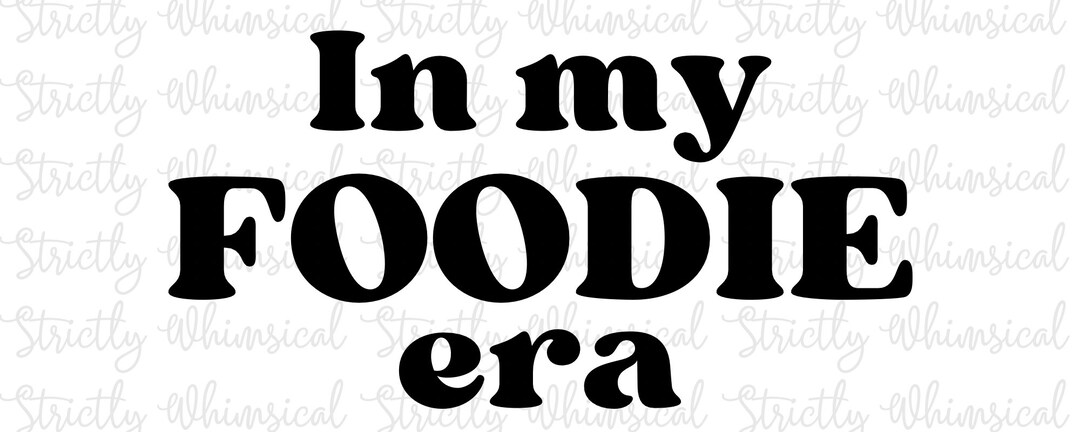 In My Foodie Era Svg Png Bundle - Etsy