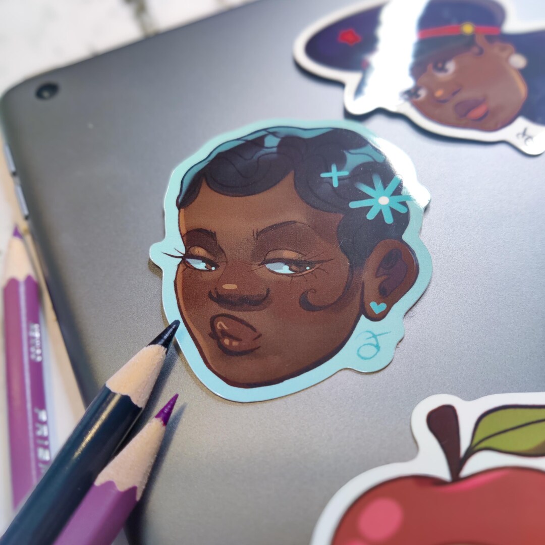 New* Miss Finger Waves Vinyl Sticker (for Water Bottles, Laptops ...