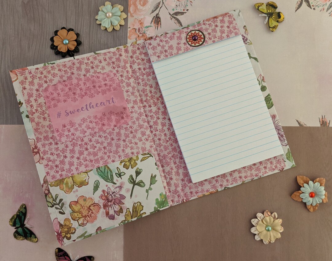 6 x 9 Handmade Book-Style Notepad Bloc-notes - Etsy France