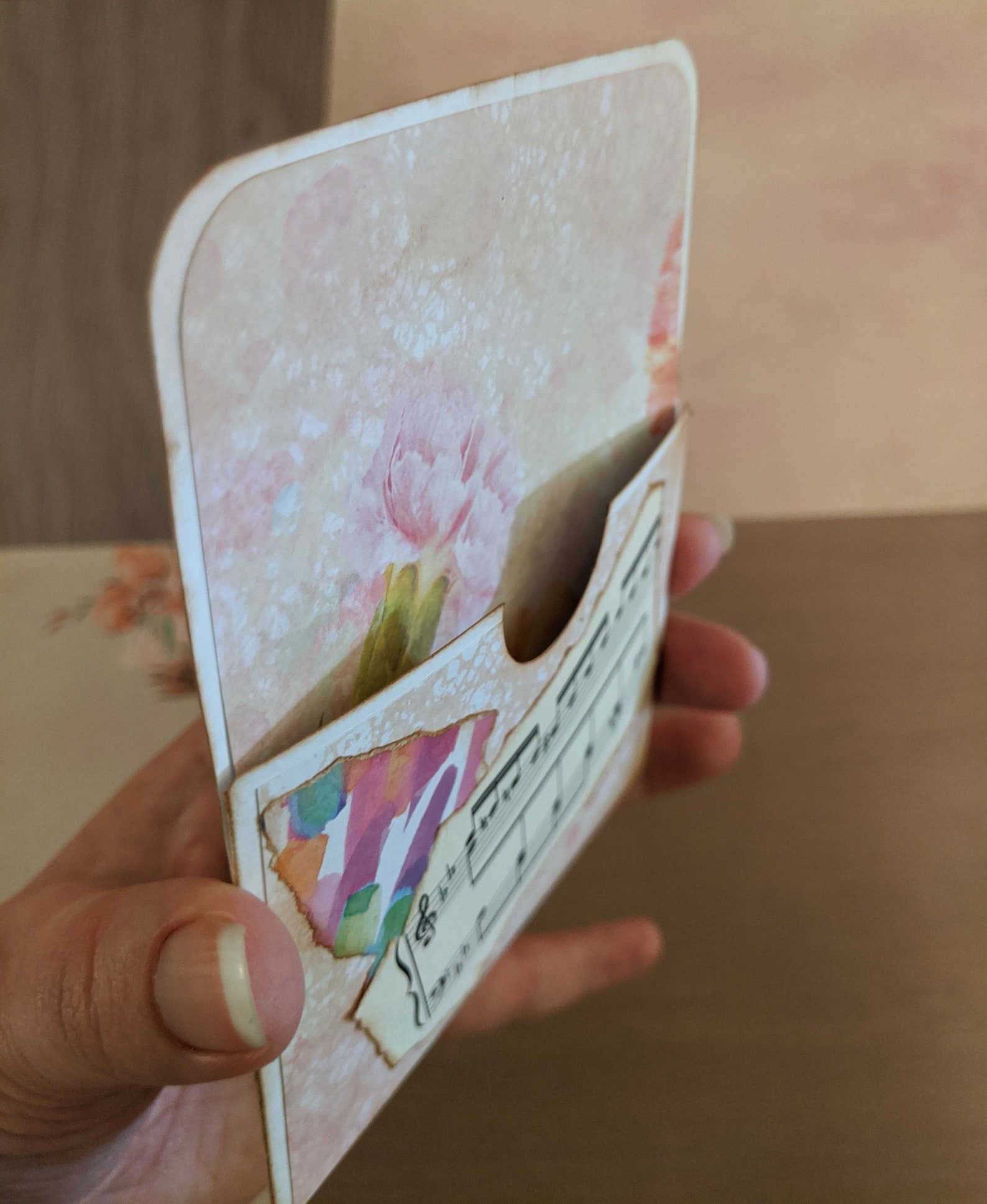 Shabby Chic Junk Journal Card Set With Library Card Pocket - Etsy