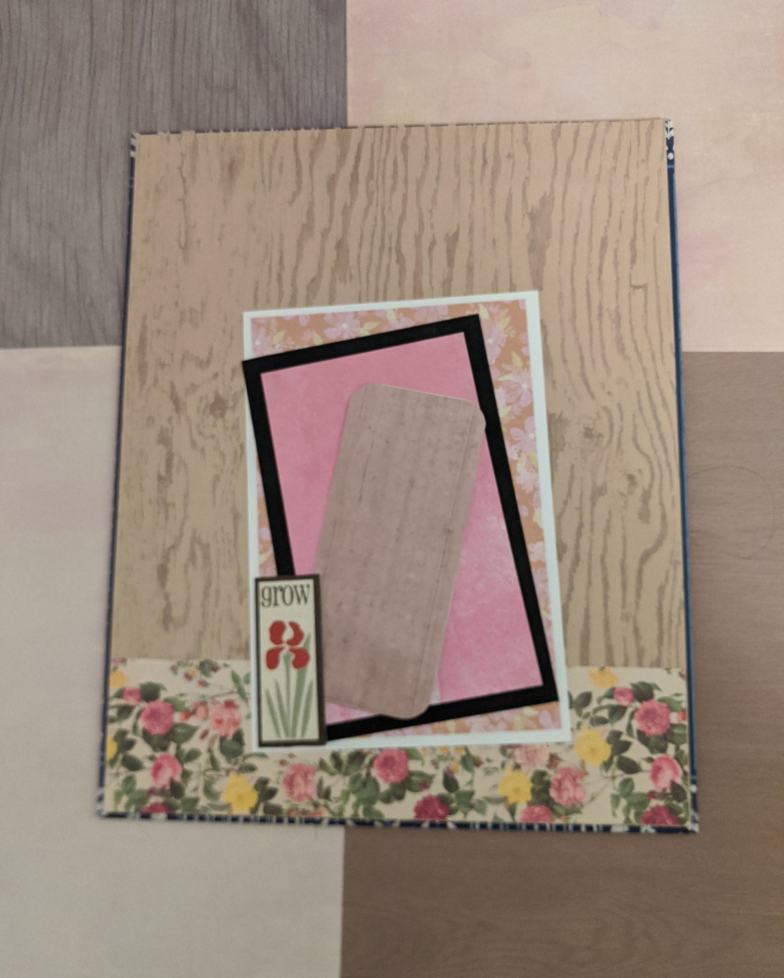8 x 10 Scrapbook Board y Journaling Cards Set - Etsy España