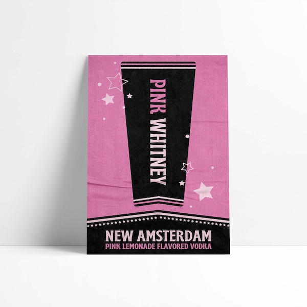 Pink Whitney Label - Etsy