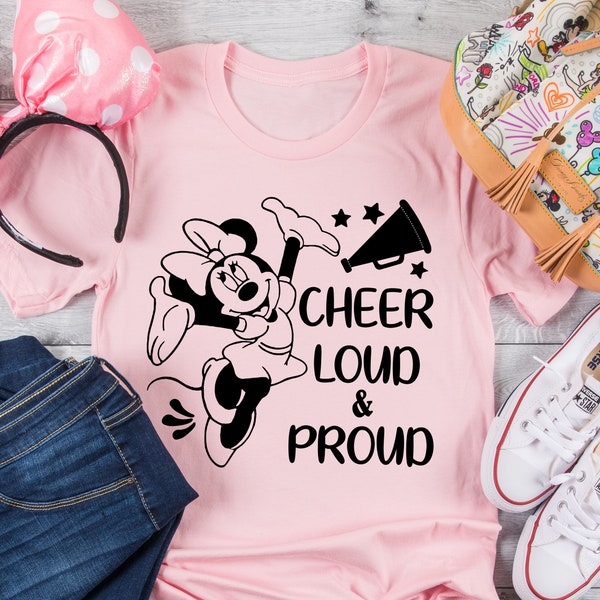 Minnie Cheerleader Svg - Etsy