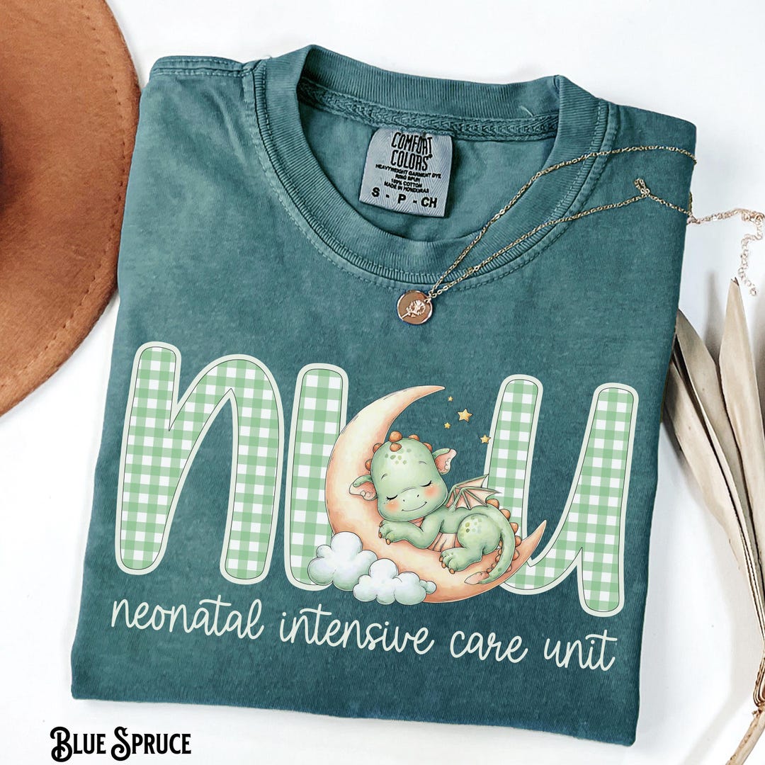 NICU Nurse Shirt, Comfort Colors, Neonatal Intensive Care Unit Tee, RN ...