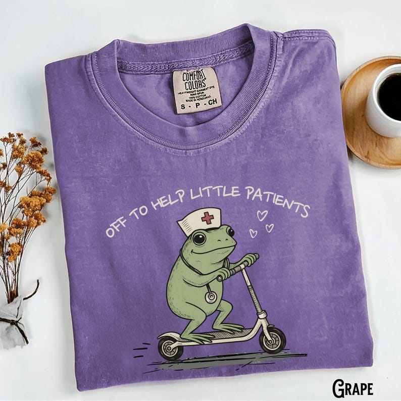 Comfort Colors Pediatrics T-shirt, PEDS Nurse, Unisex Garment-dyed Tee ...