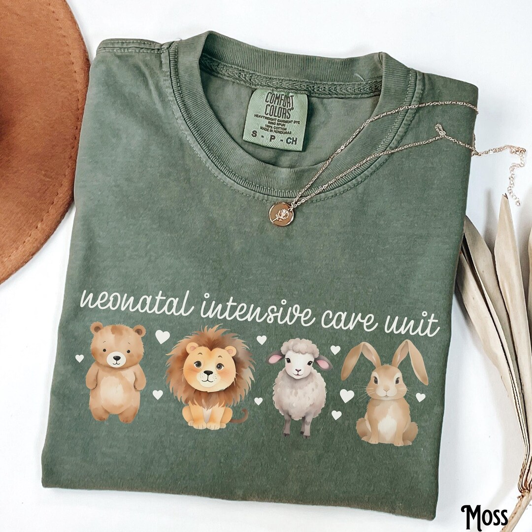 NICU Nurse Shirt, Comfort Colors®, Neonatal Intensive Care Unit, Doctor ...