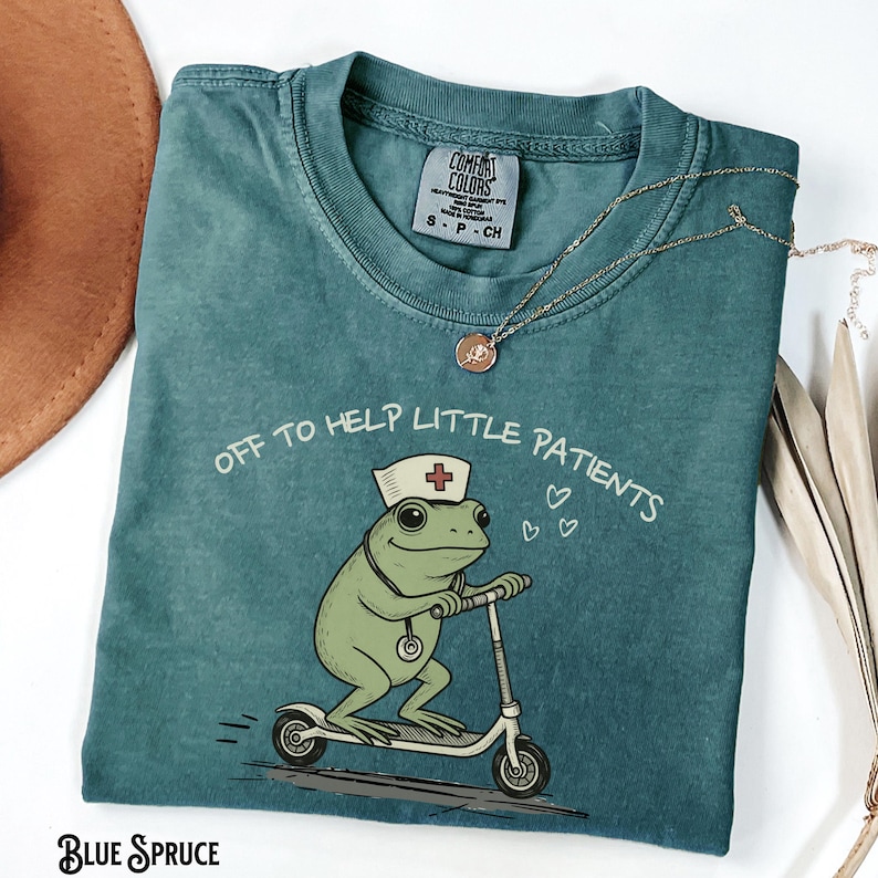 Comfort Colors Pediatrics T-shirt, PEDS Nurse, Unisex Garment-dyed Tee ...