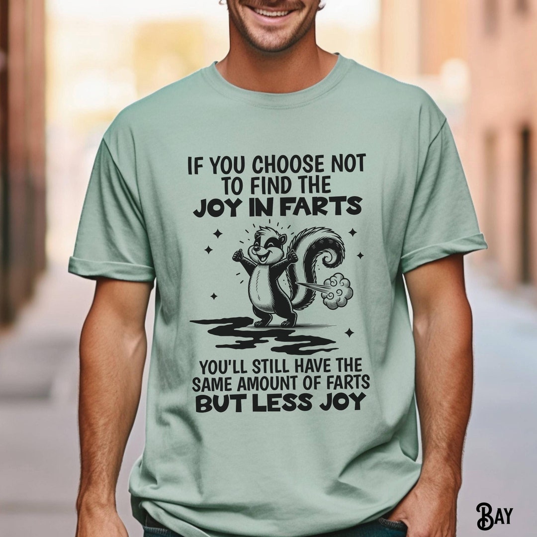 Comfort Colors®, Joy in Farts, Funny Fart Joke, Y2K, Meme, Retro, Gas ...