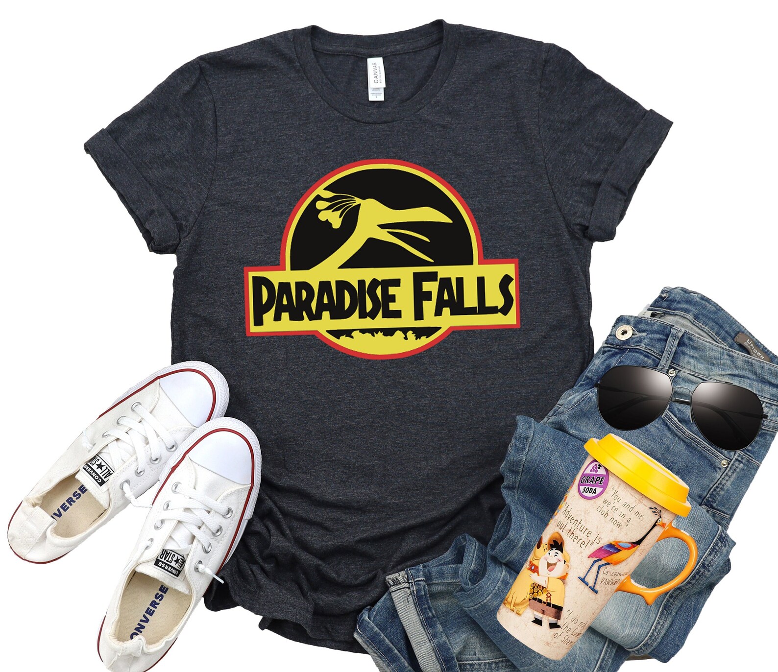 Disney Inspired up Paradise Falls Jurassic Park Unisex - Etsy