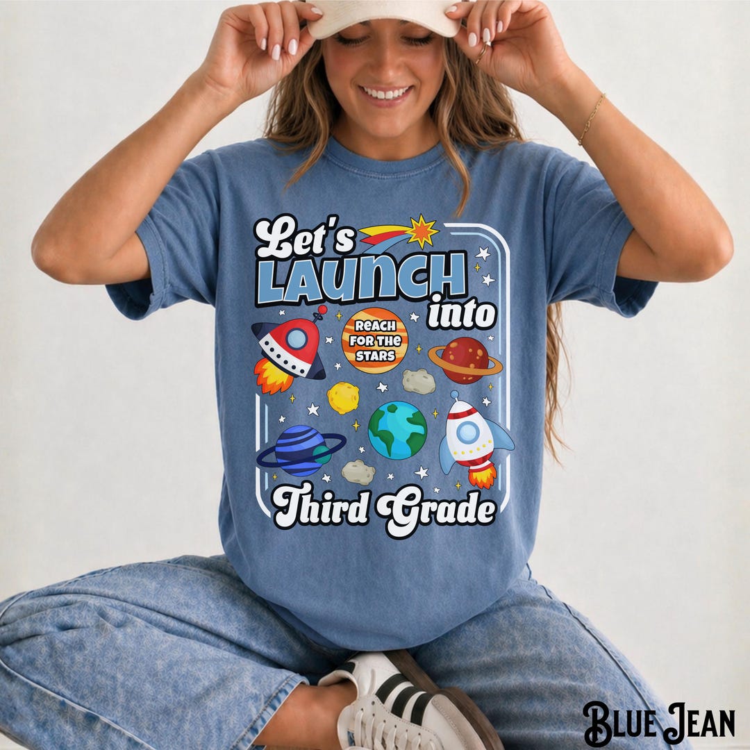 Third Grade Teacher Shirt, Back to School T-shirt, Comfort Colors, 3rd ...