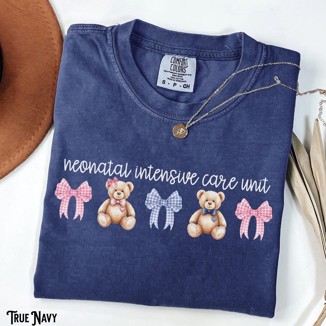 NICU Nurse Shirt, Comfort Colors, Neonatal Intensive Care Unit Tee, RN ...