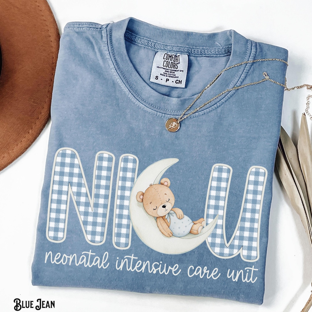 NICU Nurse Shirt, Comfort Colors, Neonatal Intensive Care Unit Tee, RN ...