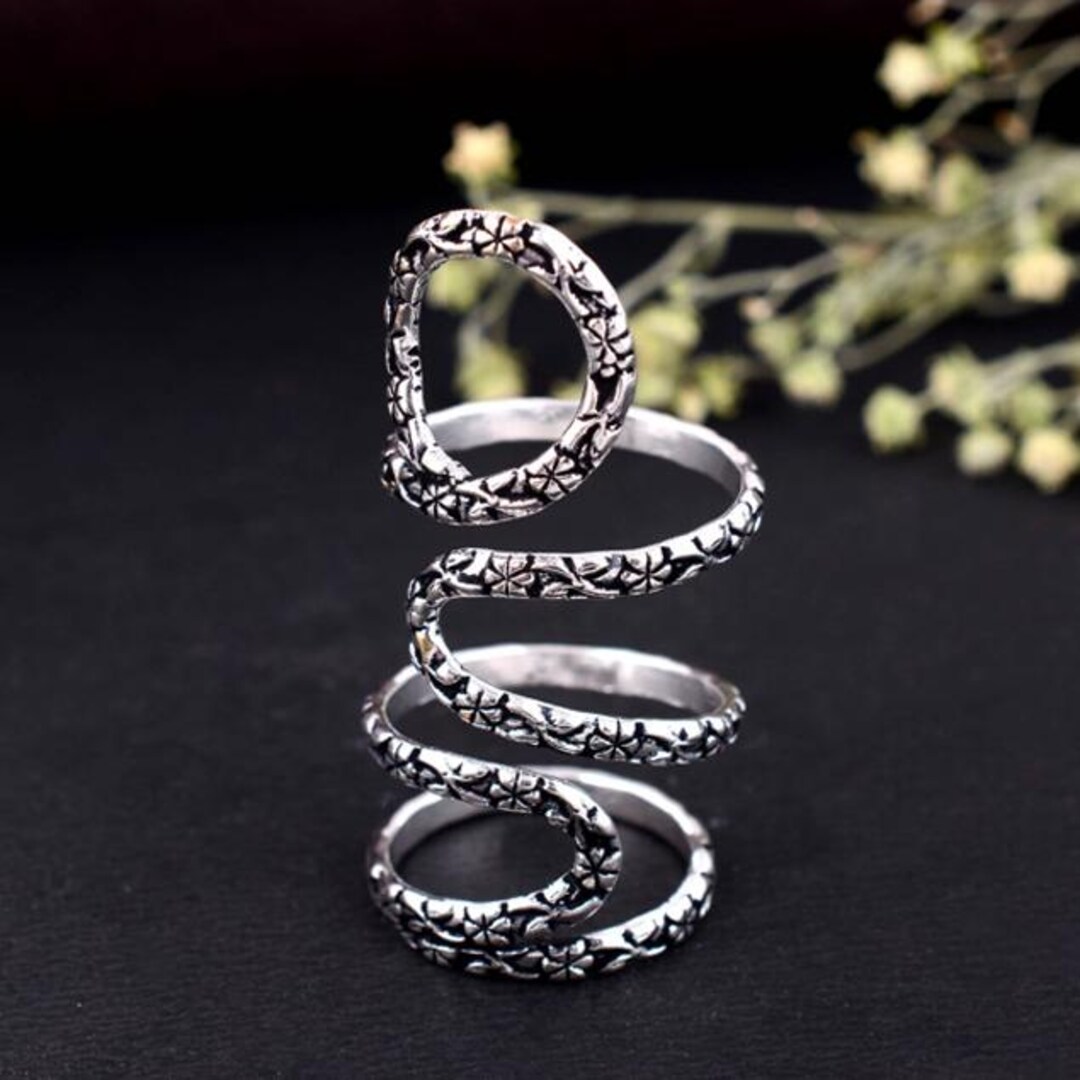 Adjustable Brass Arthritis Ring: Twisted Splint Knuckle Support - Etsy