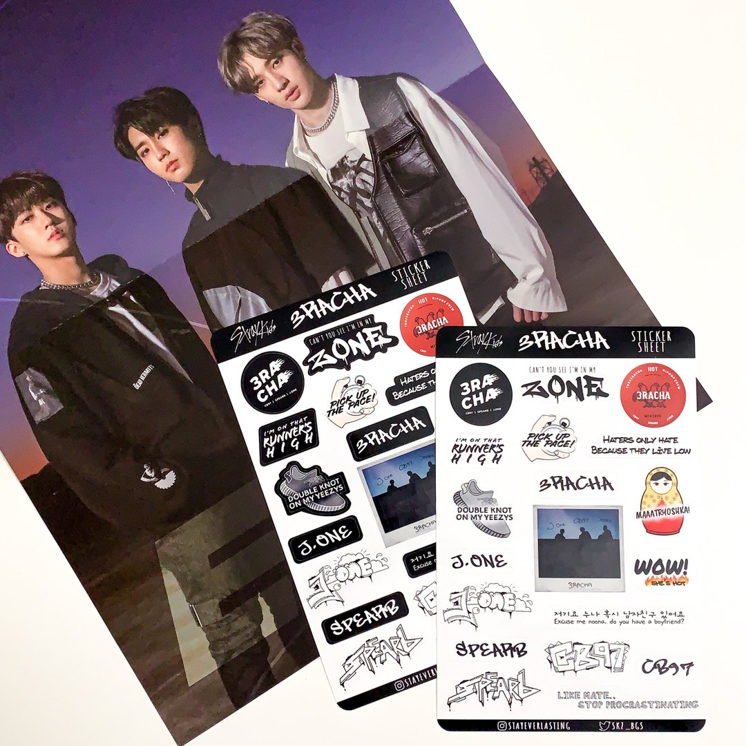 3RACHA Sticker Sheets - Etsy