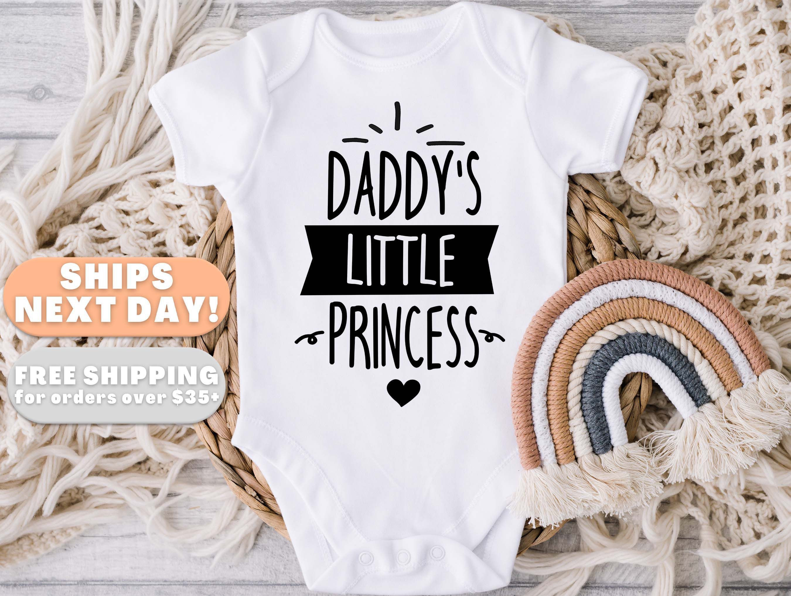 Daddy's Little Princess Onesie® Cute Baby Girl Onesie® - Etsy