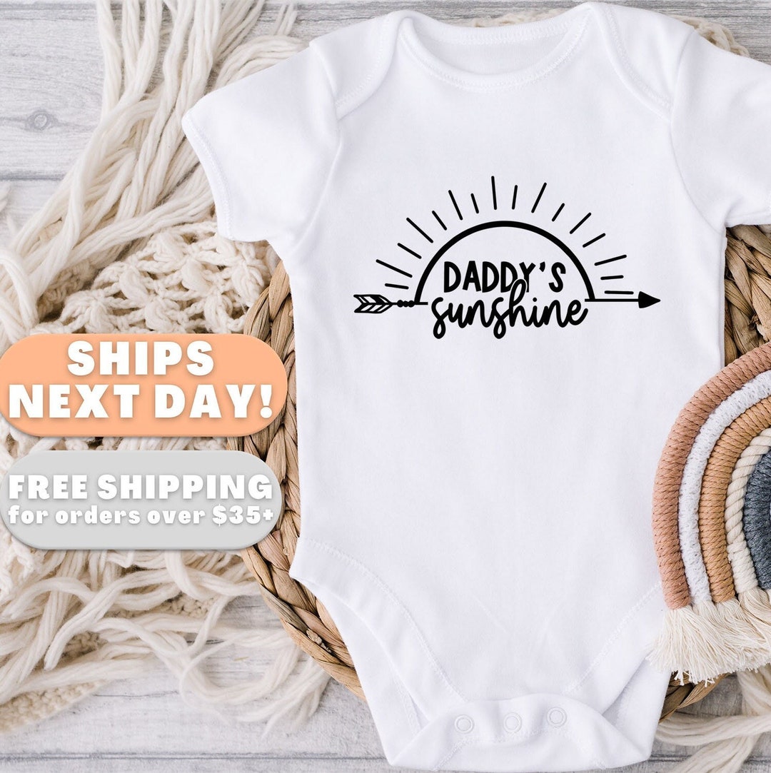 Daddy's Sunshine Onesie® Daddy's Girl Onesie® Baby - Etsy