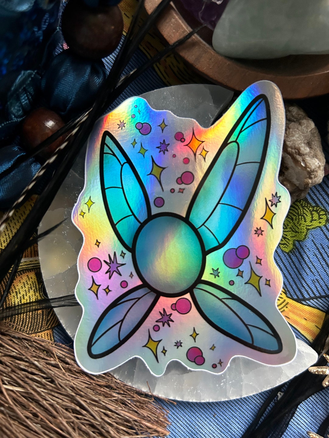 Navi (legend of Zelda Inspired || 3in Holographic Water-resistant Vinyl ...