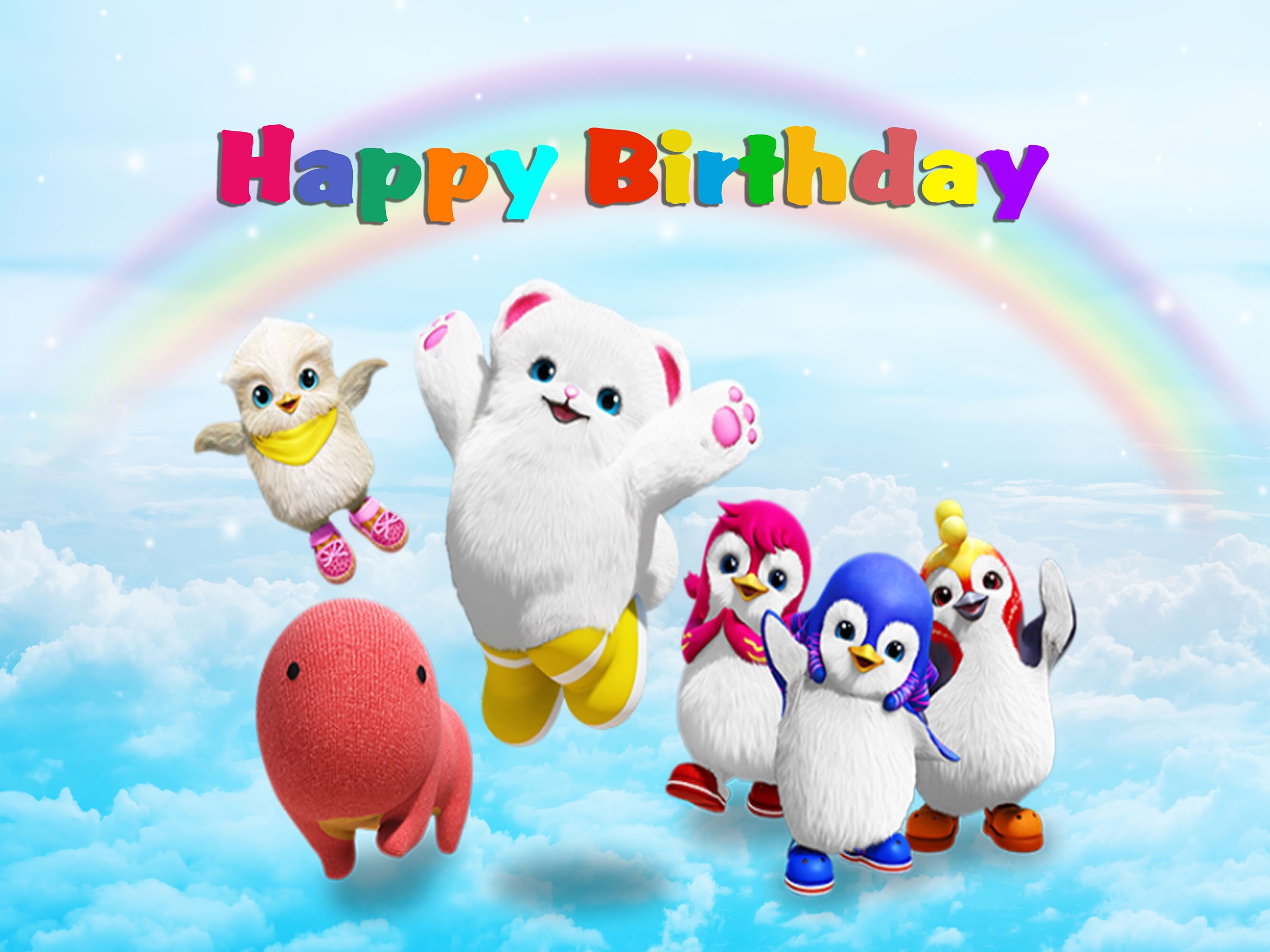 Badanamu Happy Birthday Baby Banner Backdrops Photography | Etsy