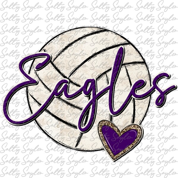Eagles Volleyball Svg - Etsy