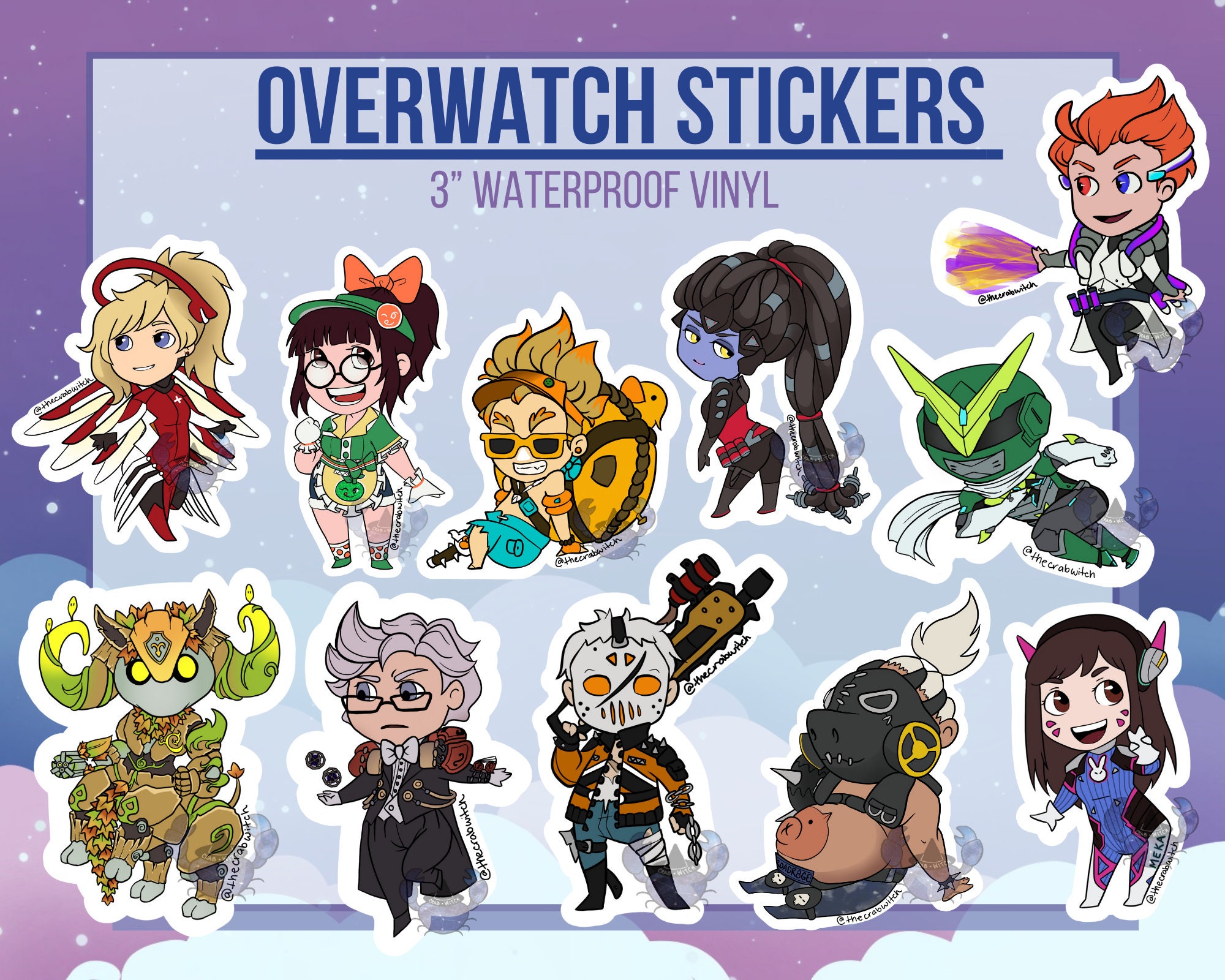 Overwatch Stickers Decals Laptop Assortment - Etsy