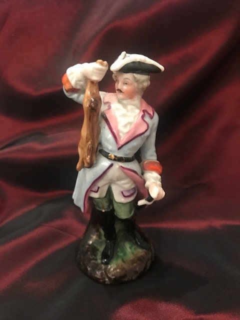 18th Century Antique German Meissen Huntsman Miniature Figurine. - Etsy