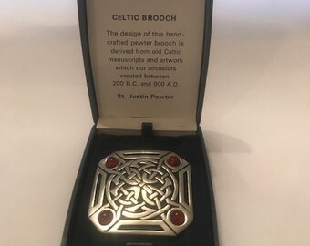 St Justin Brooch | Etsy