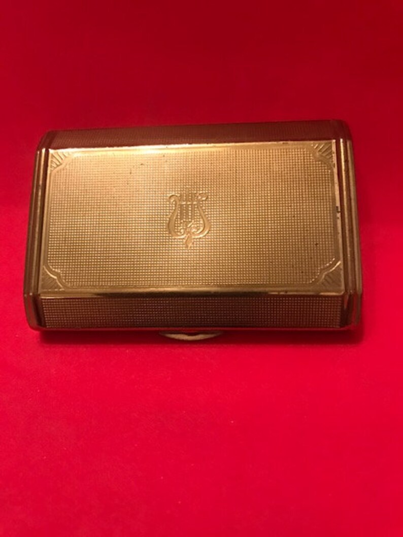 1950's Vintage Melissa Musical Powder Compact With Photo Frame - Etsy