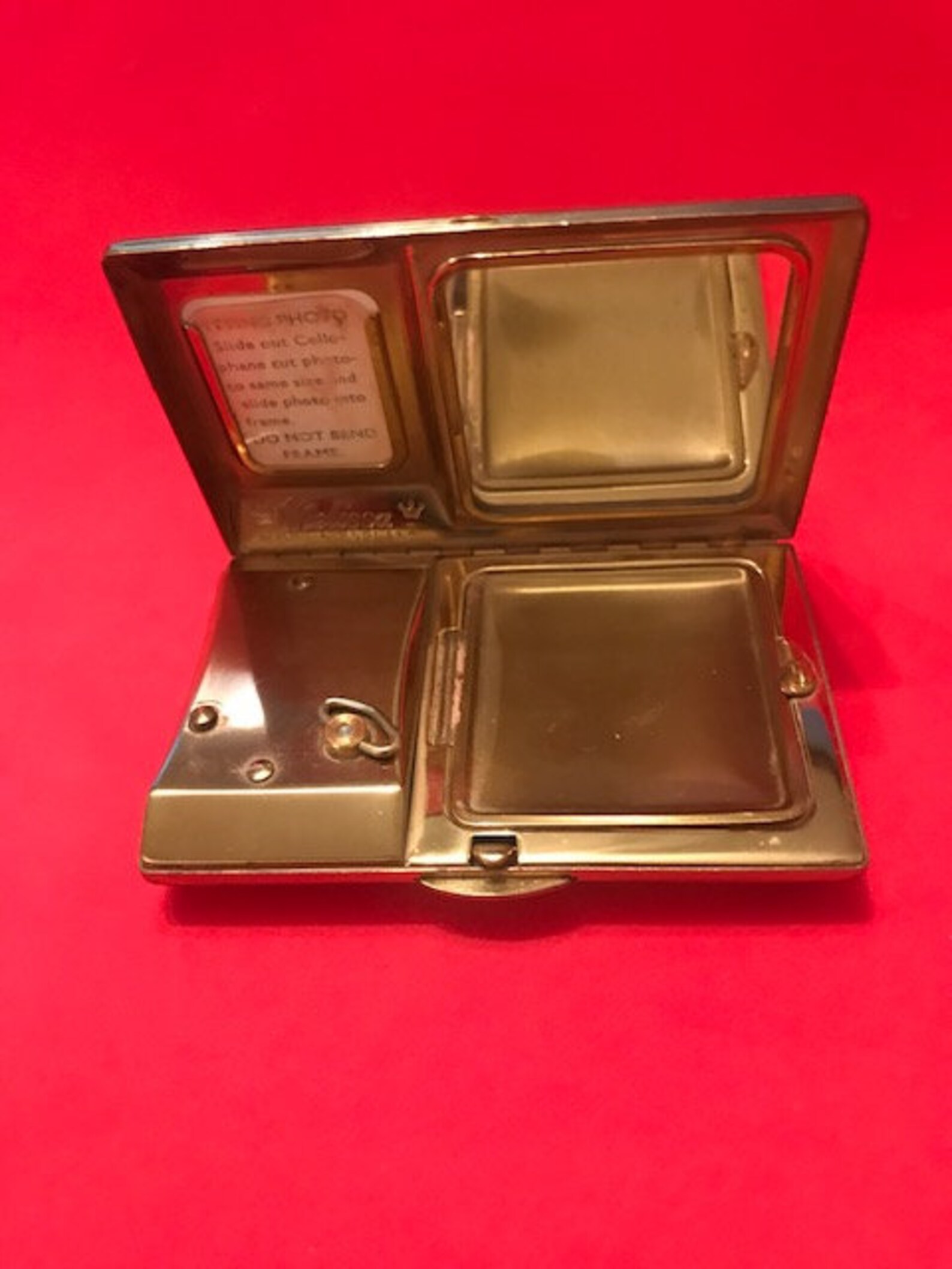 1950's Vintage Melissa Musical Powder Compact With Photo Frame - Etsy