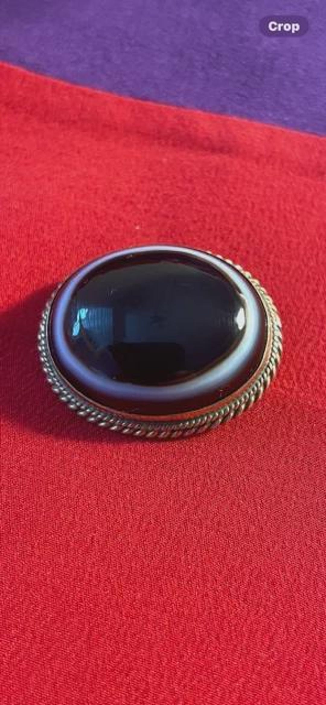 Victorian Scottish Oval Bulls Eye ( Bandaded Agate) Gilt Sterling ...