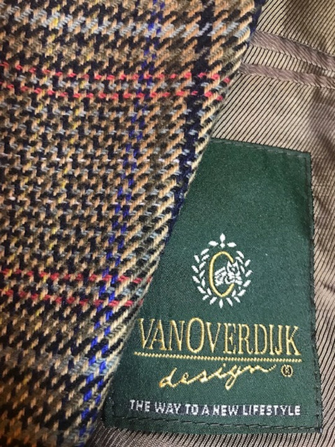 Van Overdijk Tweed Mens Jacket - Etsy